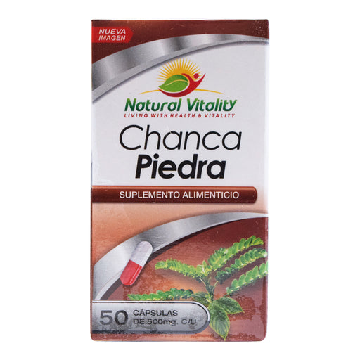 Chanca Piedra 50 Capsulas Natural Vitality – Recibe Xpress