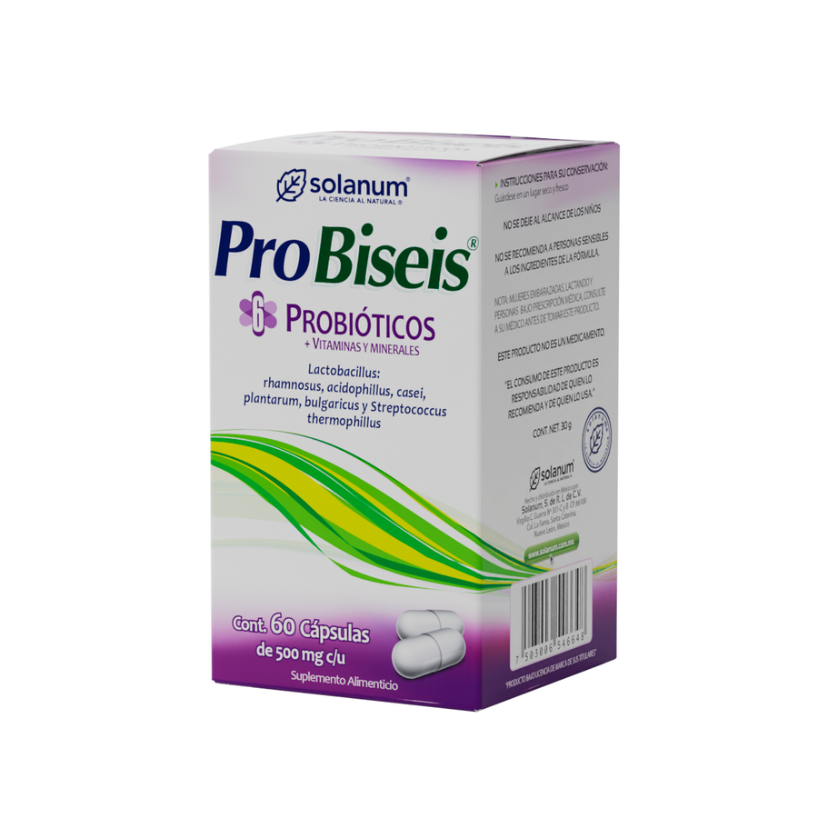 Probiseis Probióticos + Vitaminas y Minerales 60 Cápsulas – Recibe Xpress