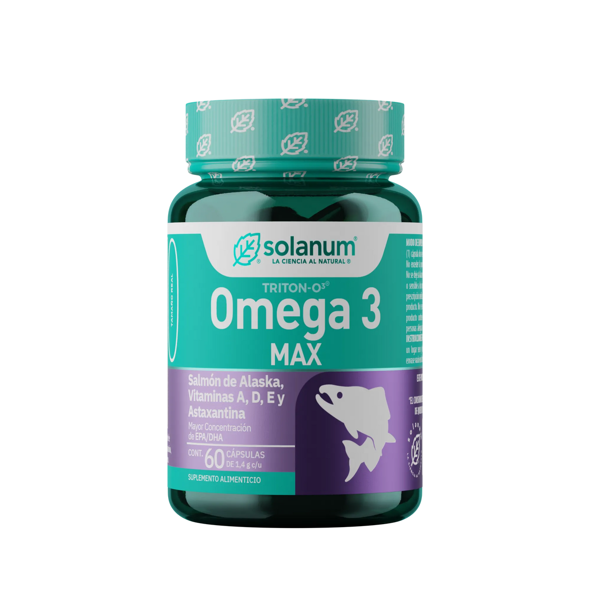 Omega 3 Max Solanum 60 Cápsulas – Recibe Xpress
