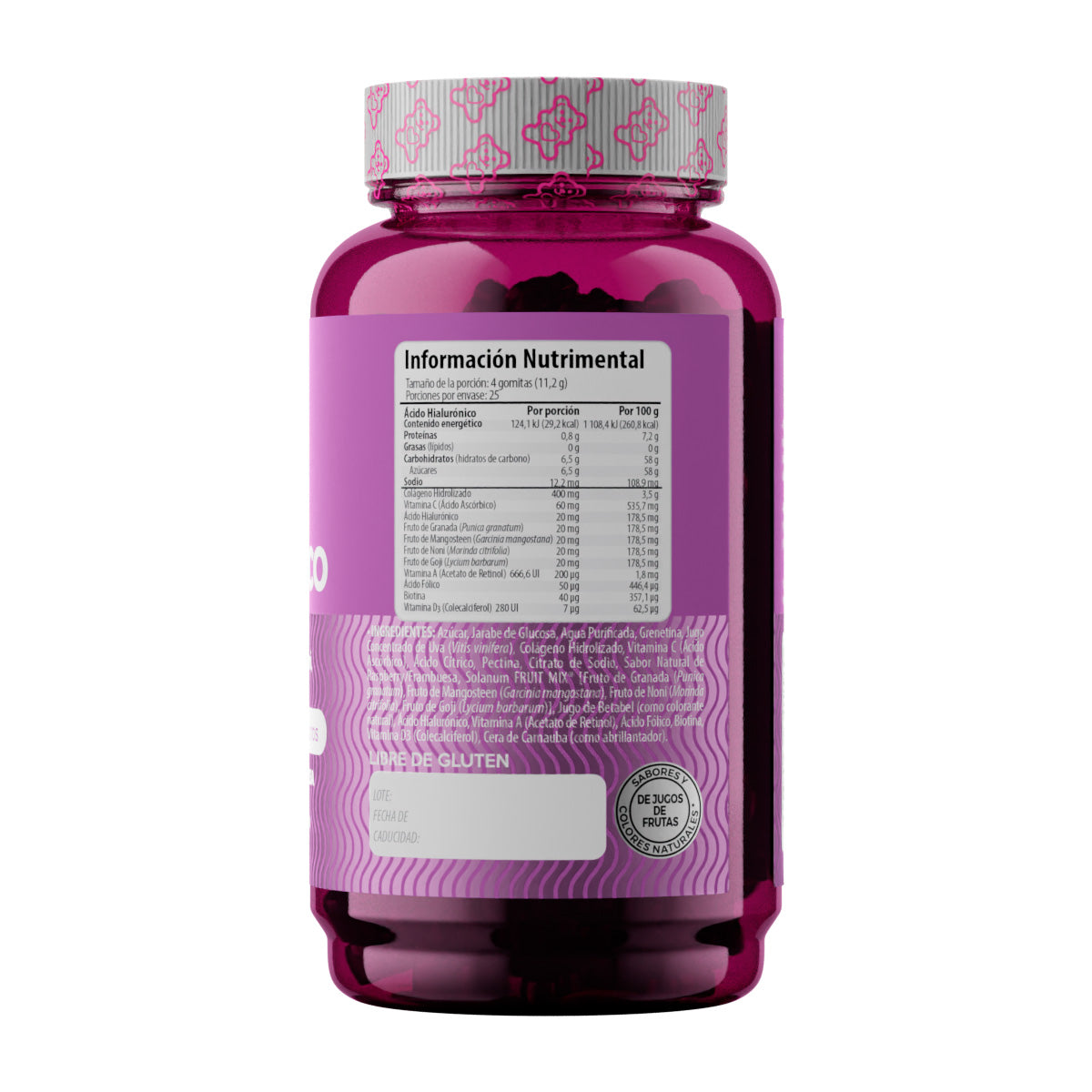 Ácido Hialurónico, Colágeno Belabear 100 Gomitas – Recibe Xpress