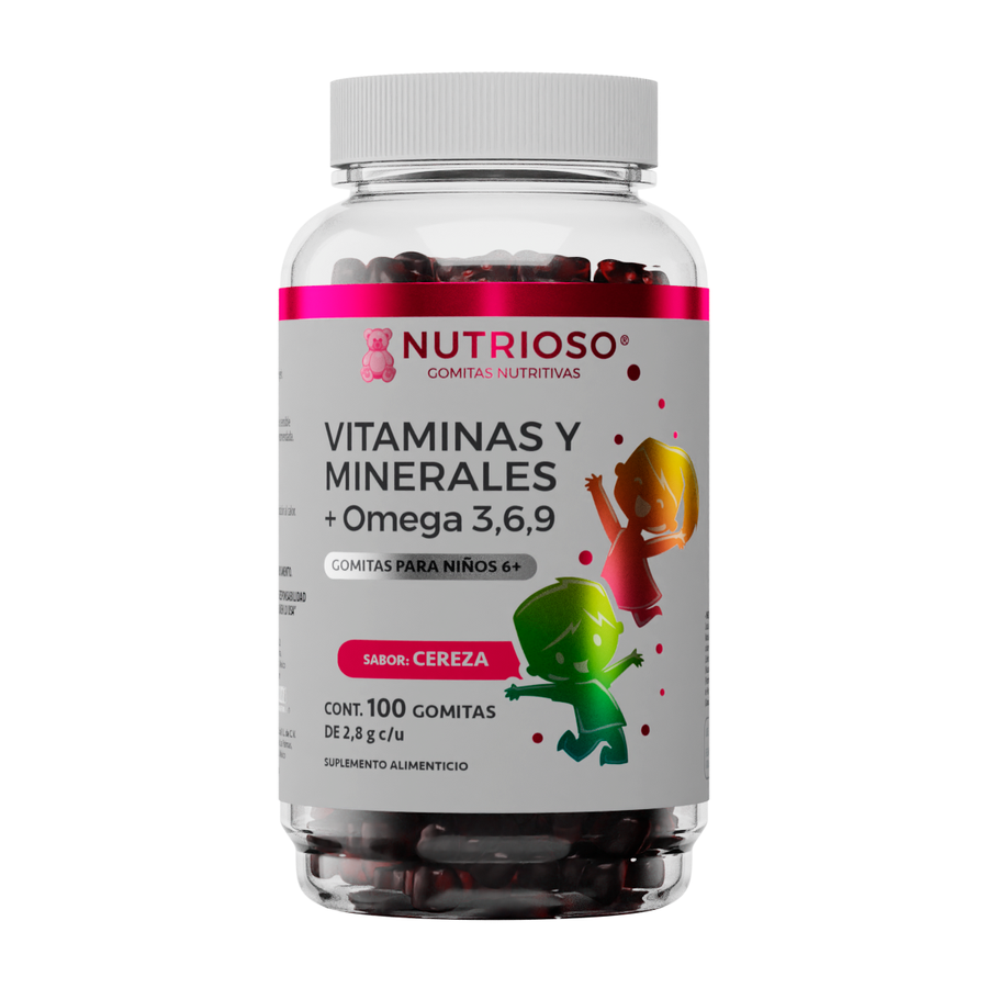 Vitaminas y Minerales + Omega 3-6-9 Belabear 100 Gomitas – Recibe Xpress
