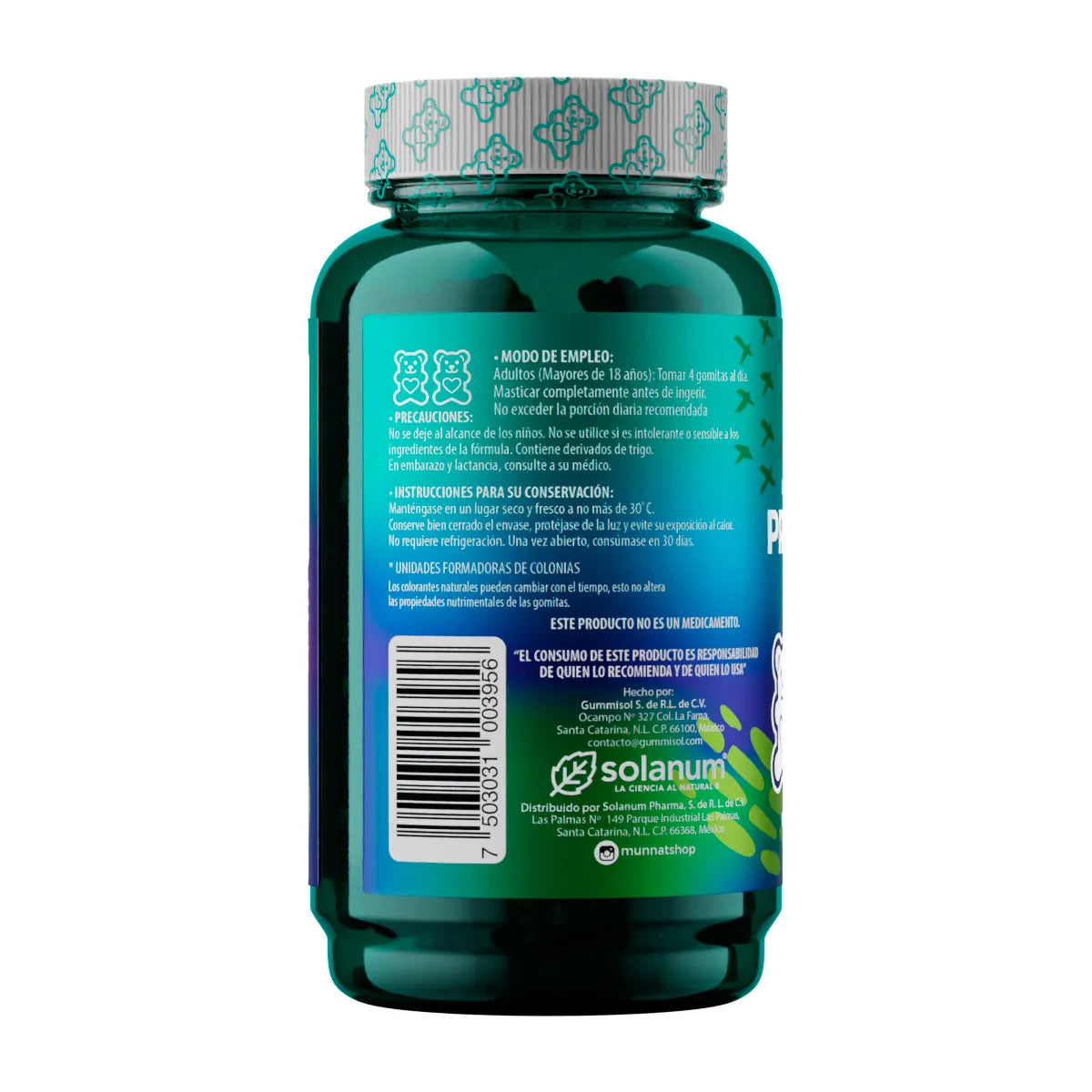 Probióticos 30 Billones Adulto Belabear 100 Gomitas – Recibe Xpress