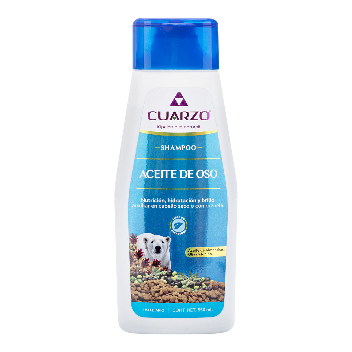 Shampoo Aceite De Oso Cuarzo 500 mL – Recibe Xpress