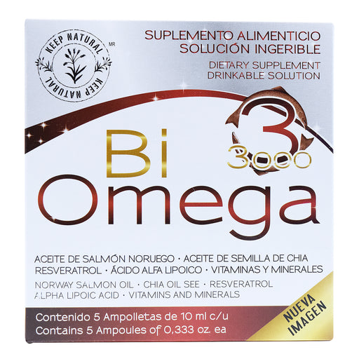 Biomega 3 Keep Natural 5 Ampolletas – Recibe Xpress