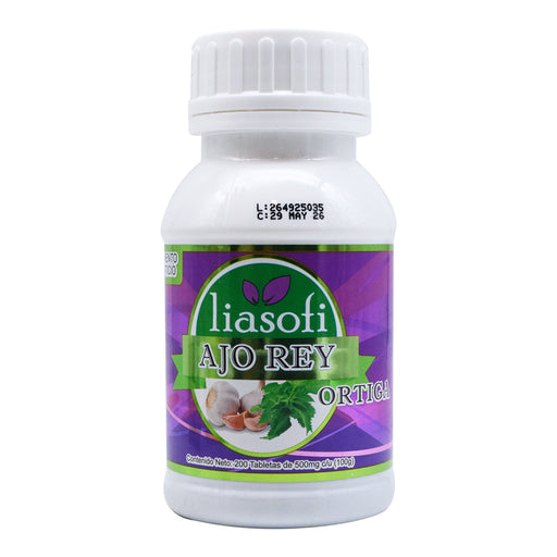 Ortiga Con Ajo Rey Lia Sofi 500 mg 200 Tabletas – Recibe Xpress