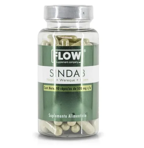 Sindab Nopal Wereke Neem | Premium Flow 90 Capsulas – Recibe Xpress