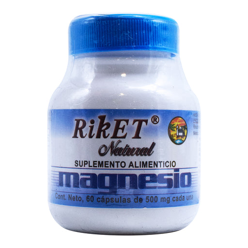 Magnesio 60 Capsulas Riket Natural – Recibe Xpress
